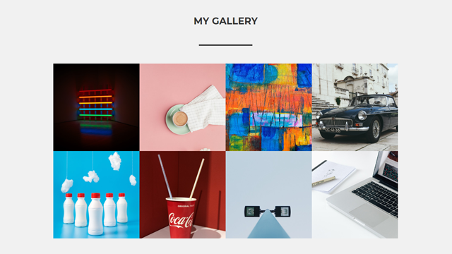 Responsive Gallery Section Using Html Css And Js Darkcode