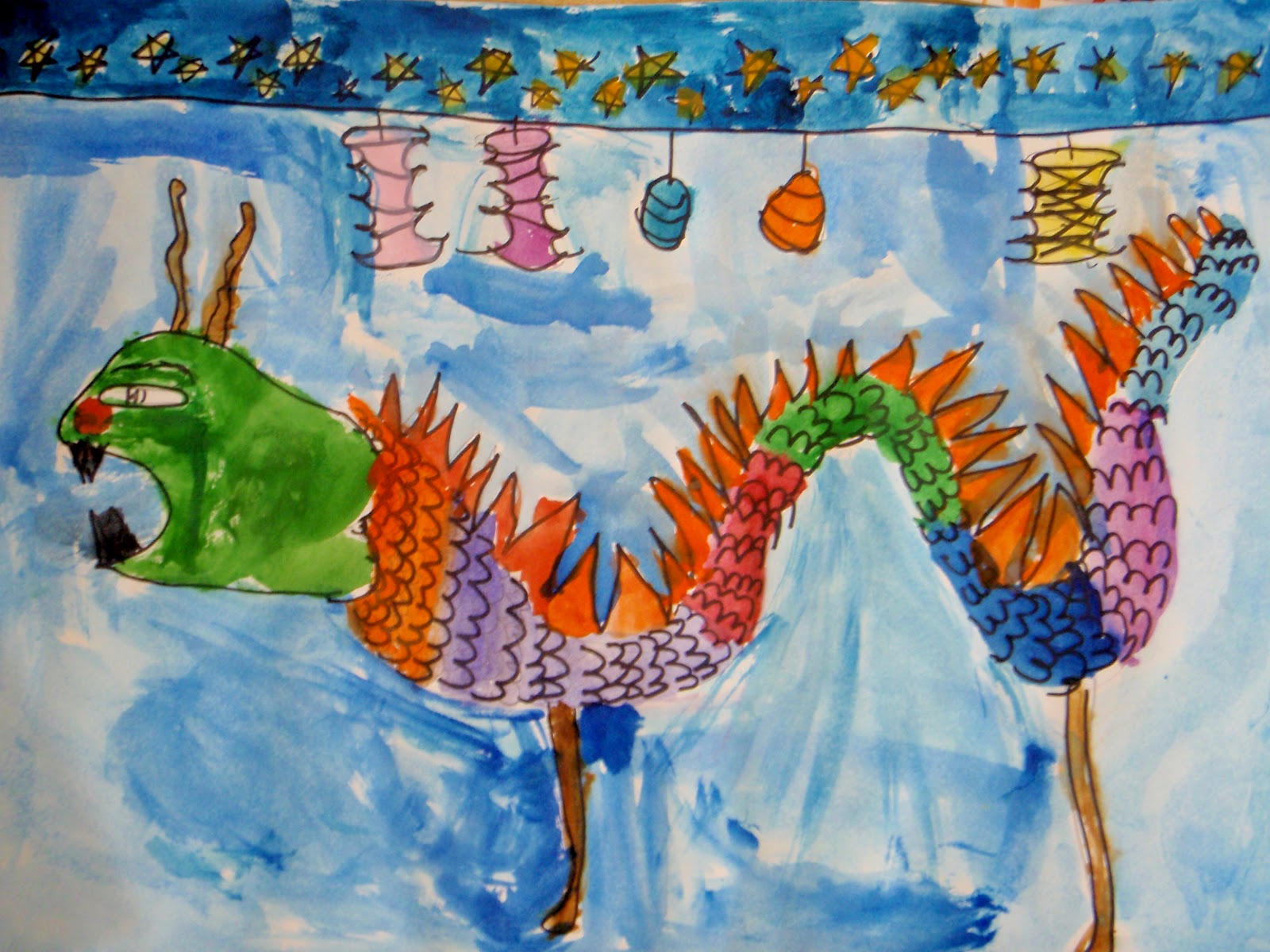 Fayston Elementary Art: Happy Chinese New Year- Year of the Dragon!