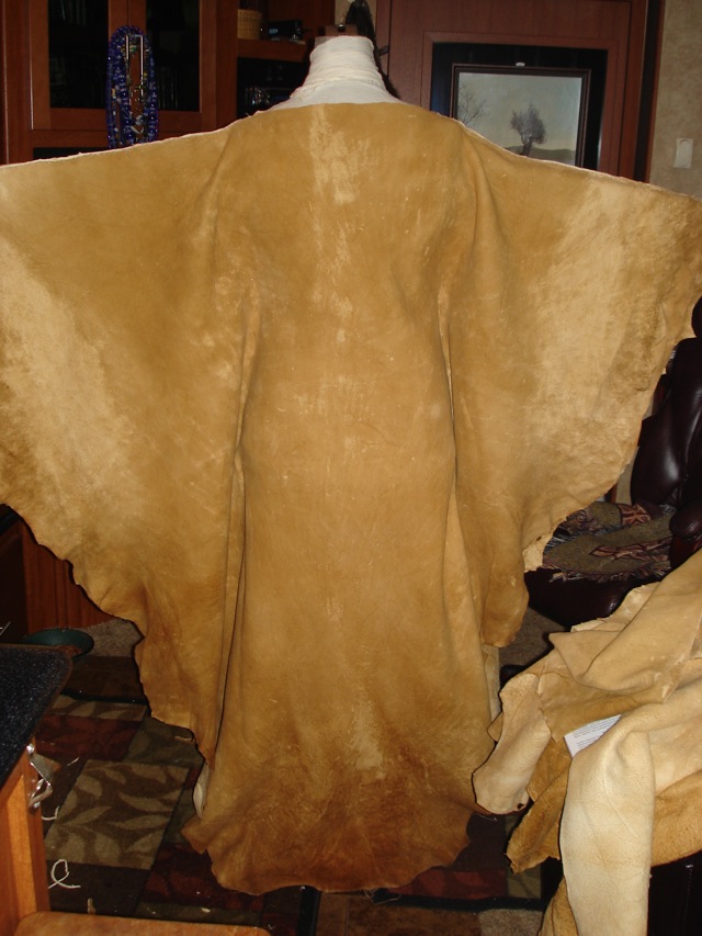 Stitching Up History: Sewing the Sleeves of My Two Hide Elk Dress and A ...