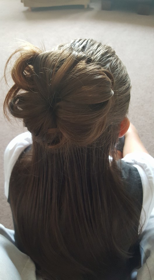 Bunches. Hair by Jo