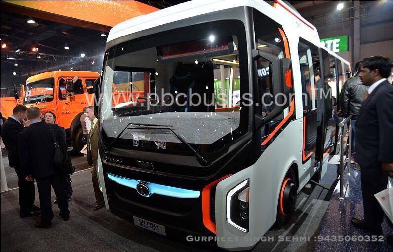 TATA Ultra Electric Bus at Auto Expo 2016 Delhi | Biswajit SVM Chaser