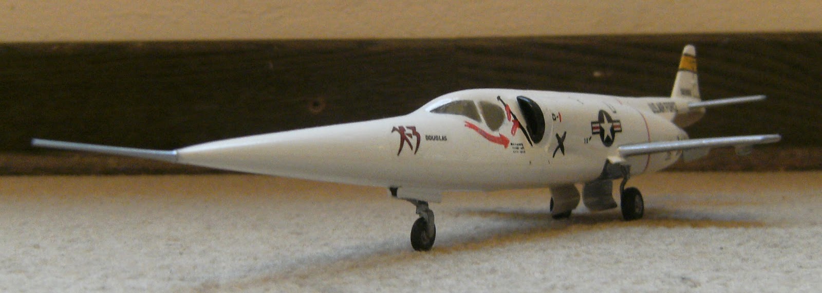 Happyscale-Modellbau: Douglas X-3 Stiletto - Maintrack Models vacu-kit 1/72