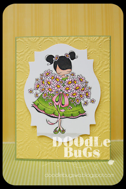 Doodlebugs: Stamping Bella- Lulu's Garden of Daisies & Uptown Girls