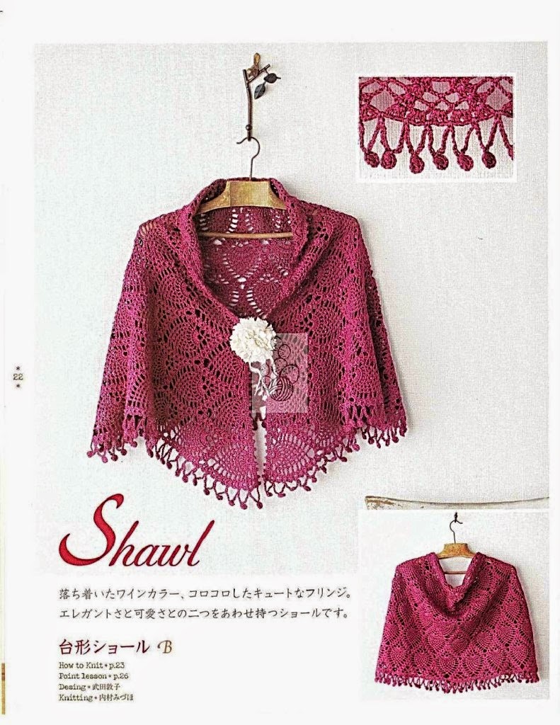 Un chal muy fino / patrones crochet