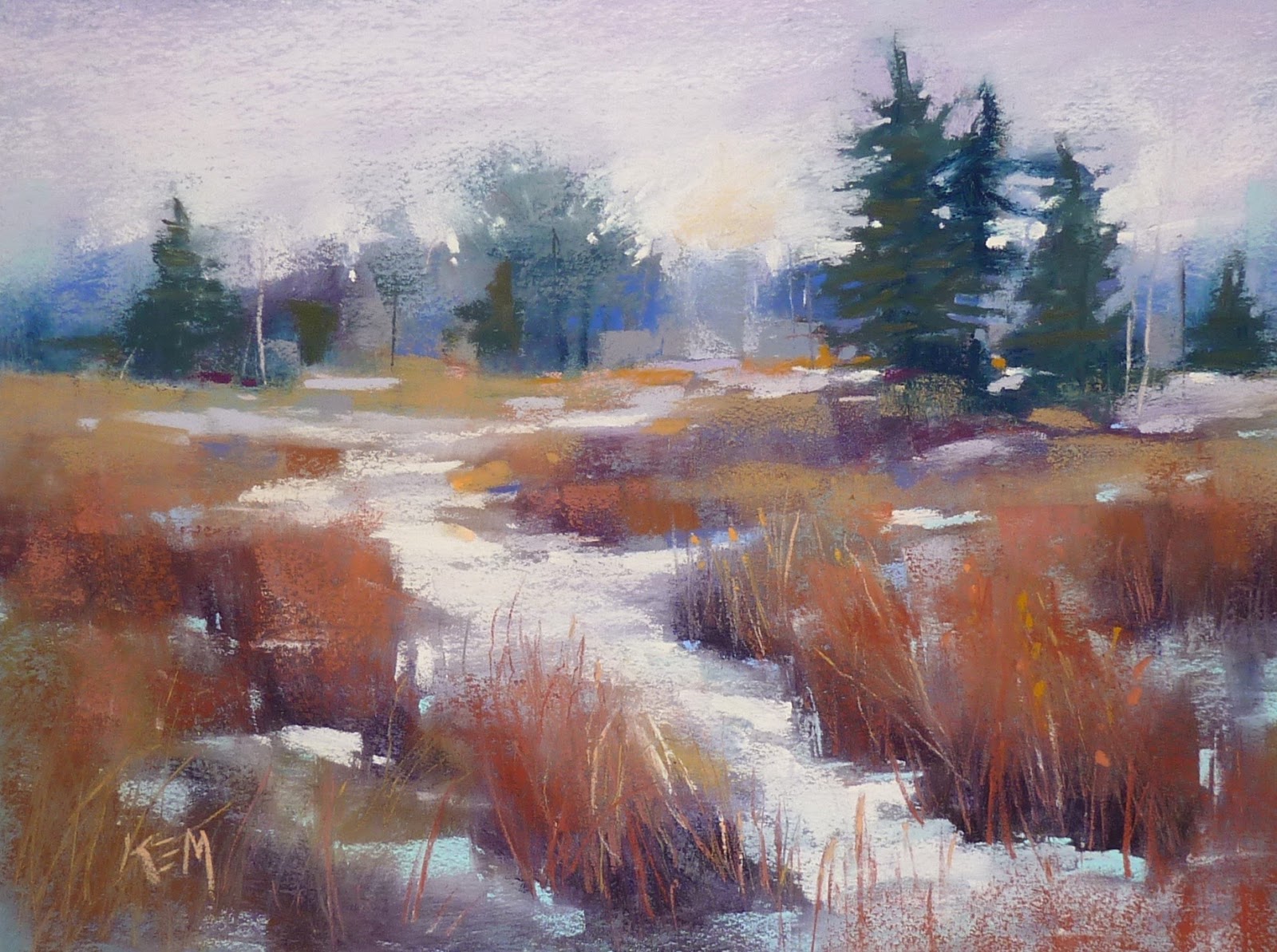 Painting My World: Be Open to Inspiration for a Painting... pastel demo