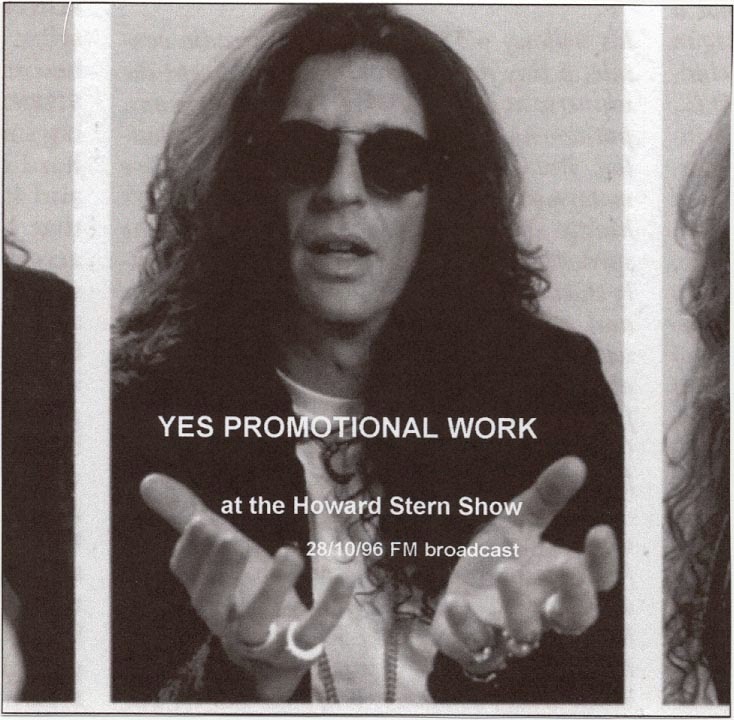 World Of BOOTLEGS: BOOTLEG : Yes - The Howard Stern Show, New York, 28 ...