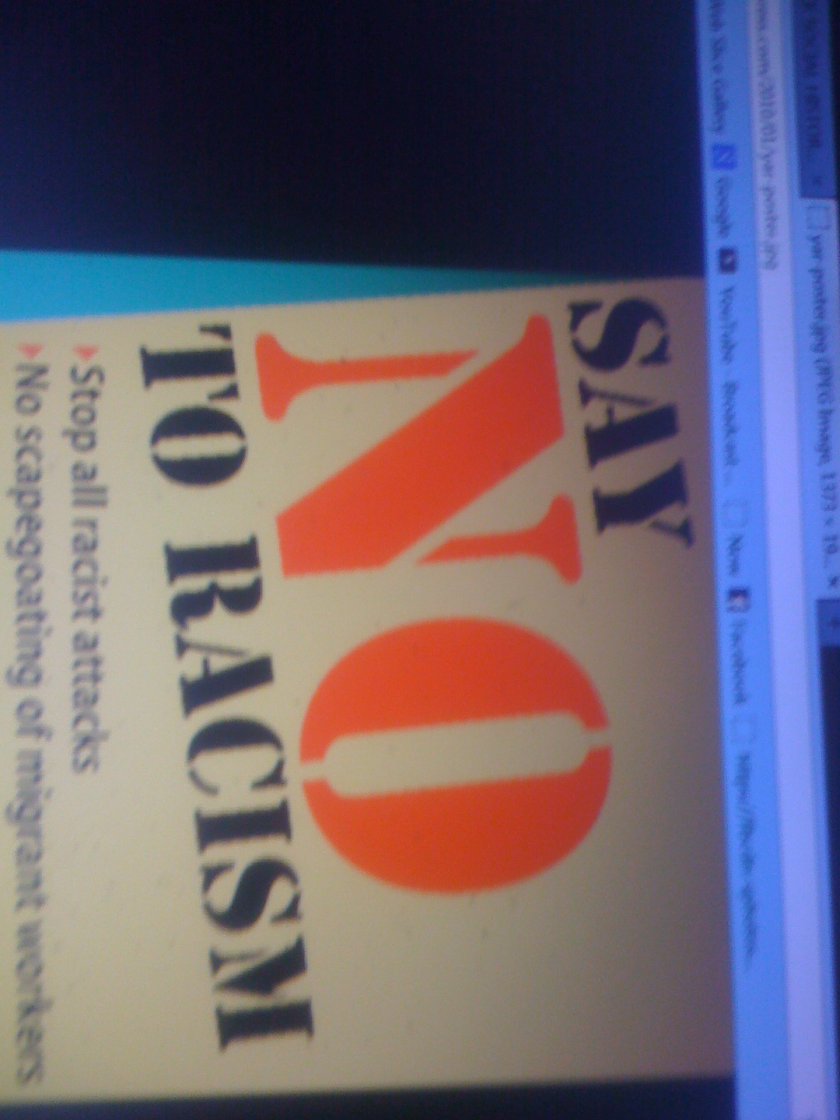 THE BLACK SOCIAL HISTORY:: BLACK SOCIAL HISTORY : ANTI-RACIST POSTER ...