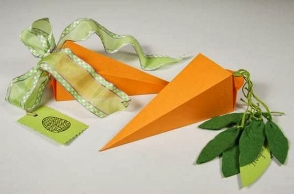 DIY Cute Carrot Shaped Gift Box - The Idea King