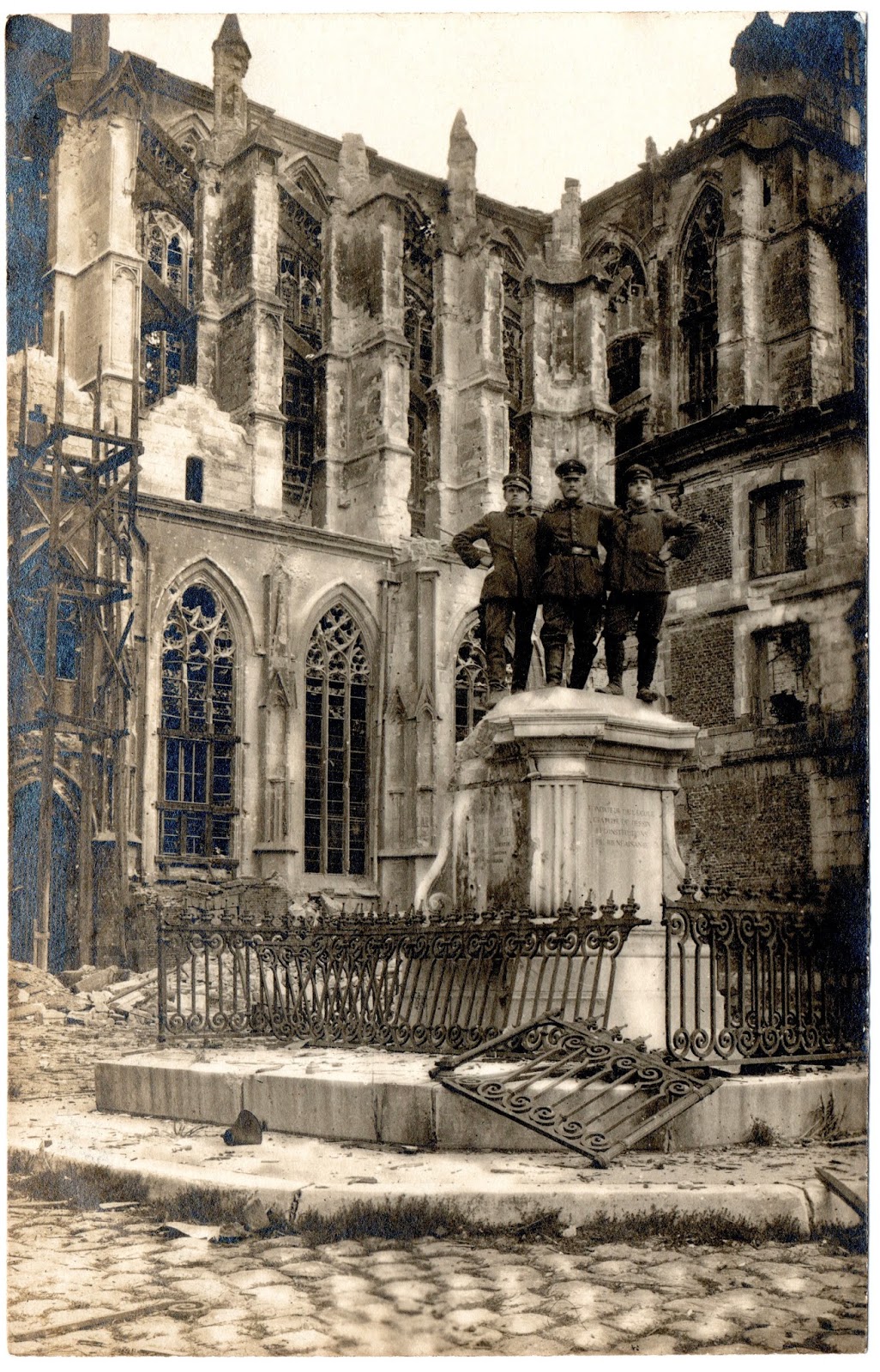 Great War Postcards: Cathedral of St. Quentin