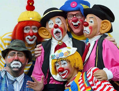 Como hacer una cara de payaso - Imagui