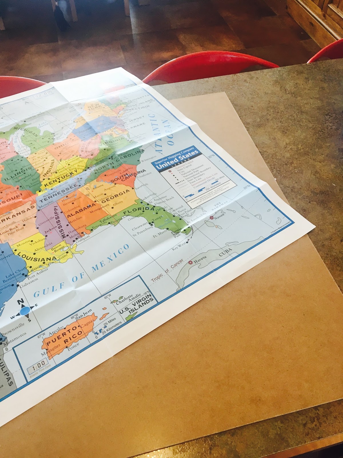Personalized Map with Pictures! - the farmer and the southern belle