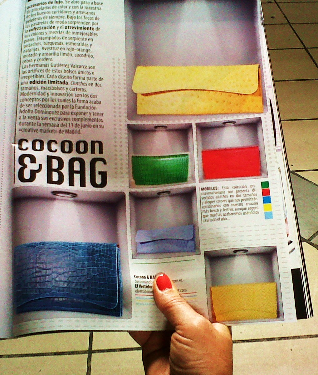 El Vestidor Indomable: Cocoon & BAG en la revista Vanitas Vanitatis