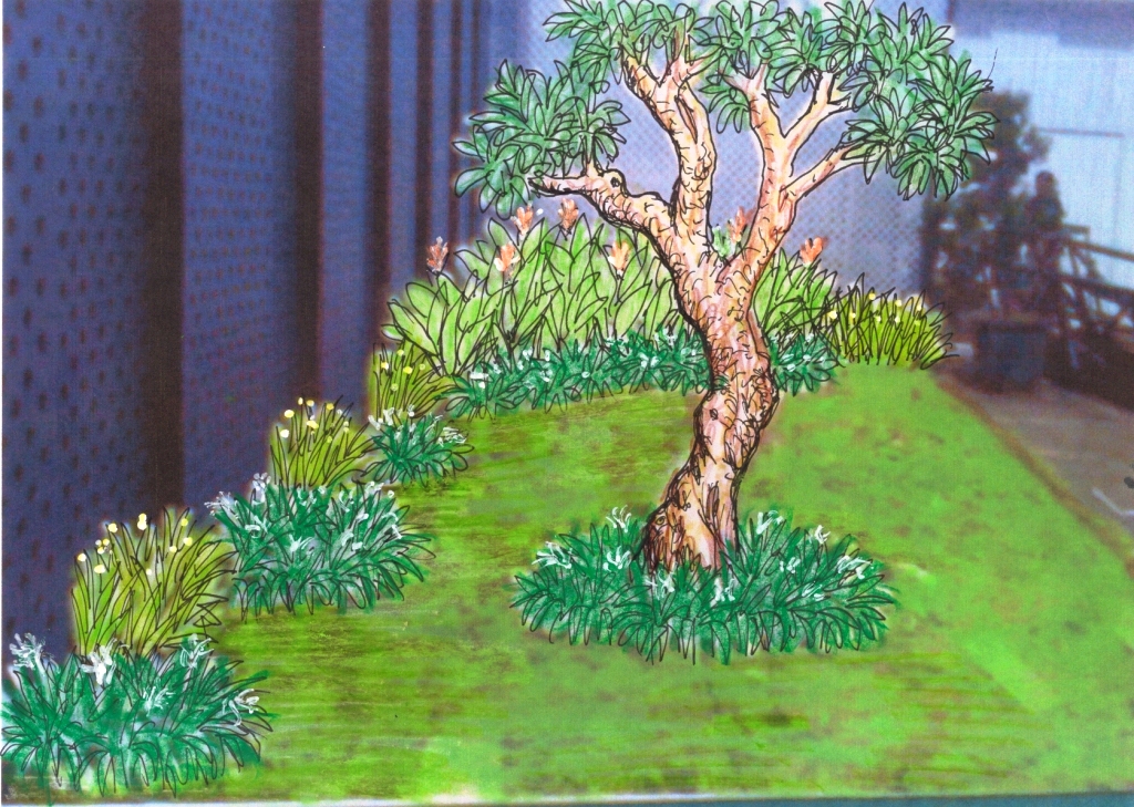 Ubay Landscape: Gambar Design Taman dengan Pohon Kamboja Sebagai ...