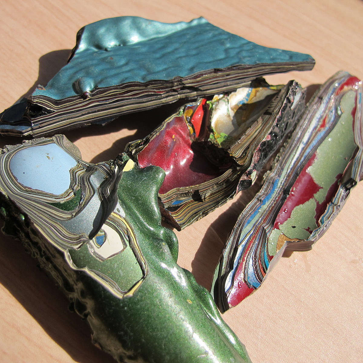 Fordite : Recycled Car Paint Jewelry by Urban Relic Design / The ...