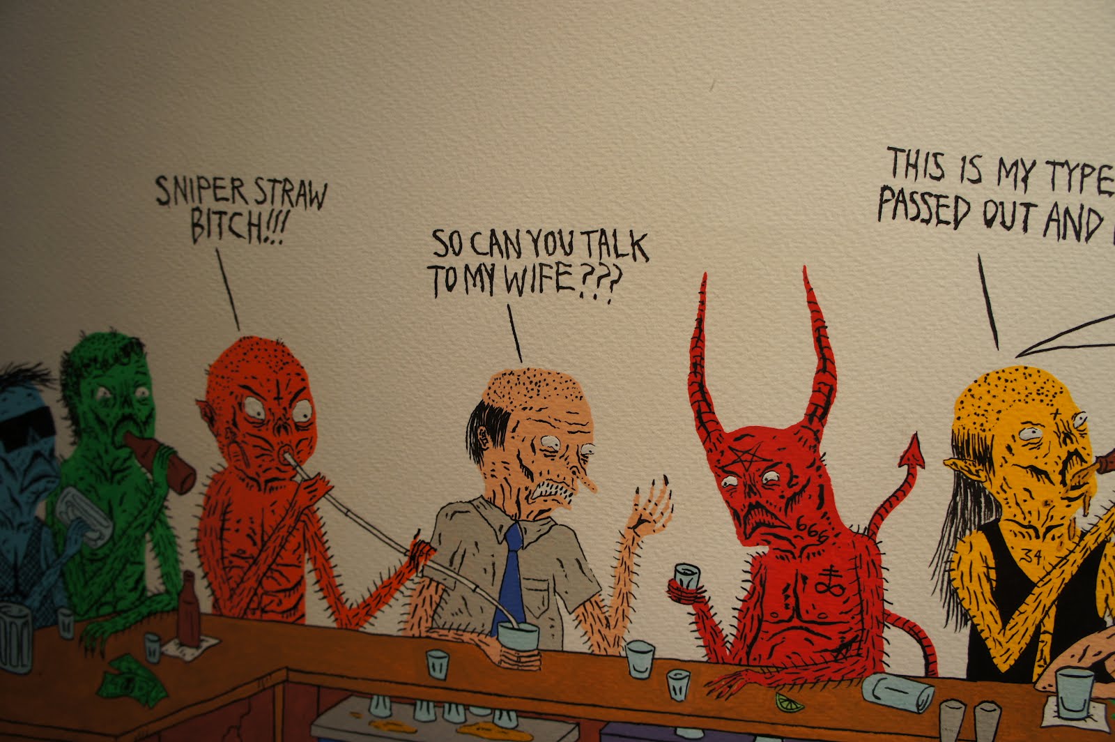 DAVID MATTHEW WRIGHT BLOG: Neckface Simply the Worst @ New Image Art LA