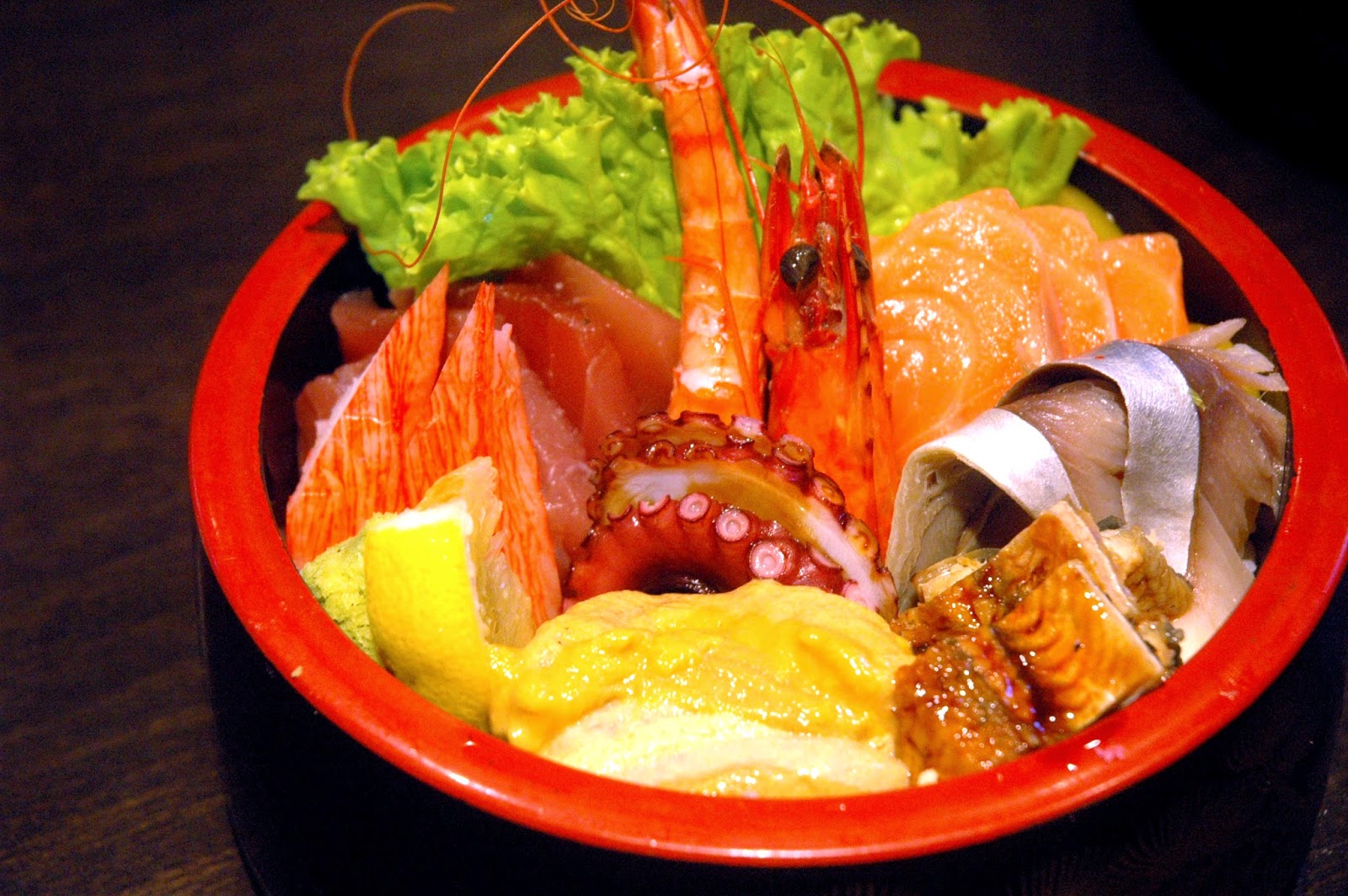 DUDE FOR FOOD: Chirashi? Here's Four From Yumi...