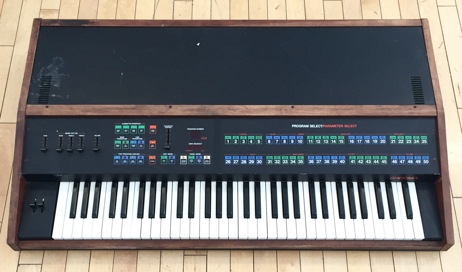 MATRIXSYNTH: 1982 RHODES CHROMA ANALOG SYNTHESIZER SN 30176