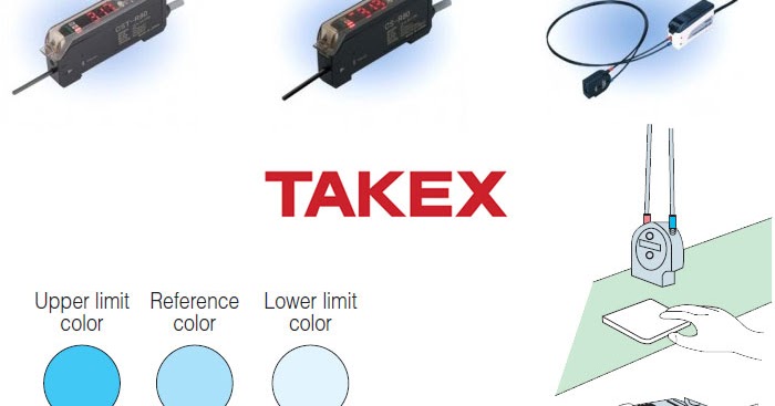 High Sensitif Color Sensors; TAKEX Products Information and Features