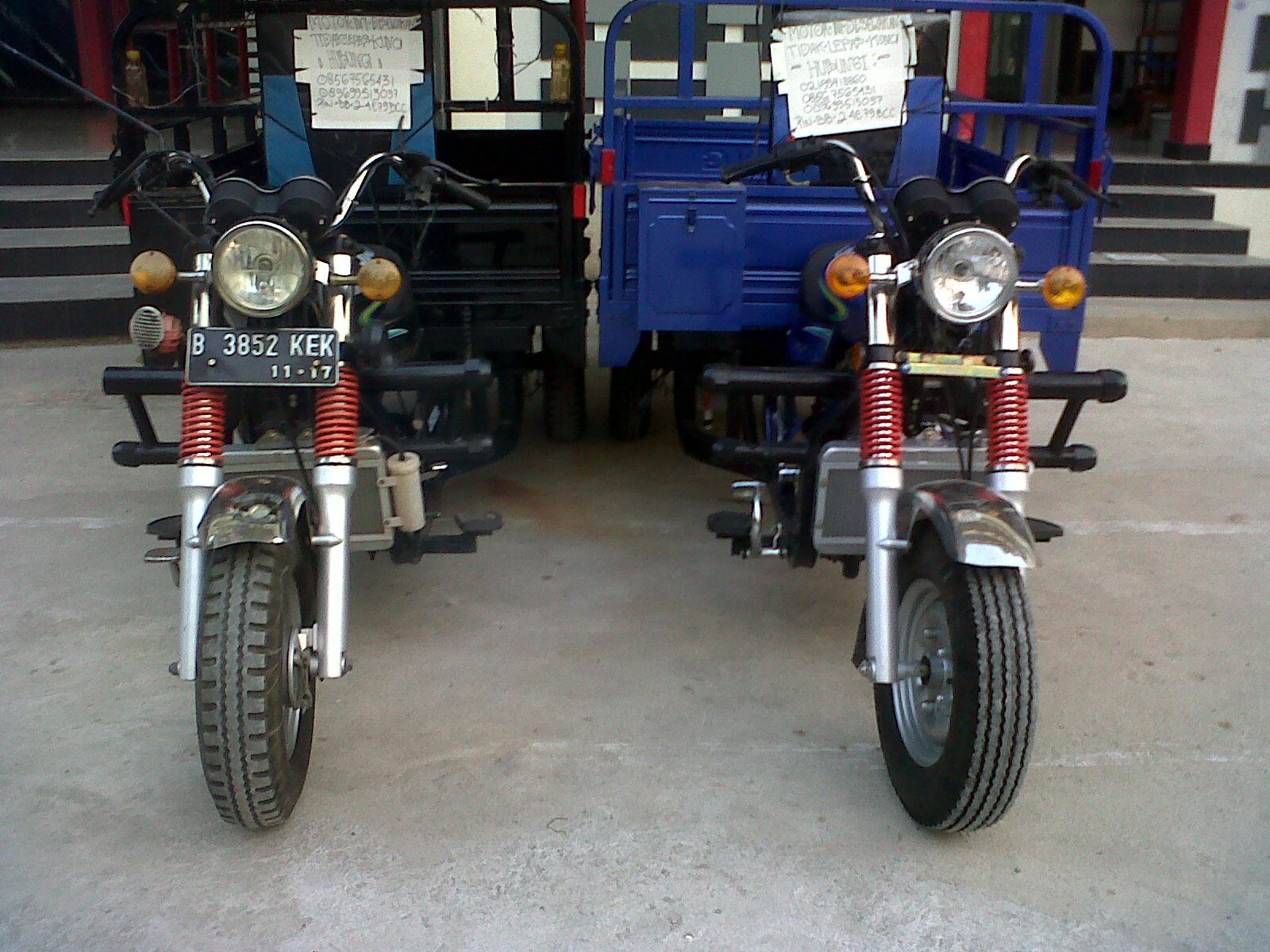 Inspirasi Istimewa Motor Roda Tiga, Stiker Sepeda