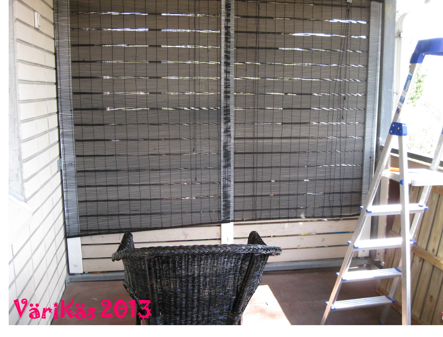 Värikäs: parvekeprojektia