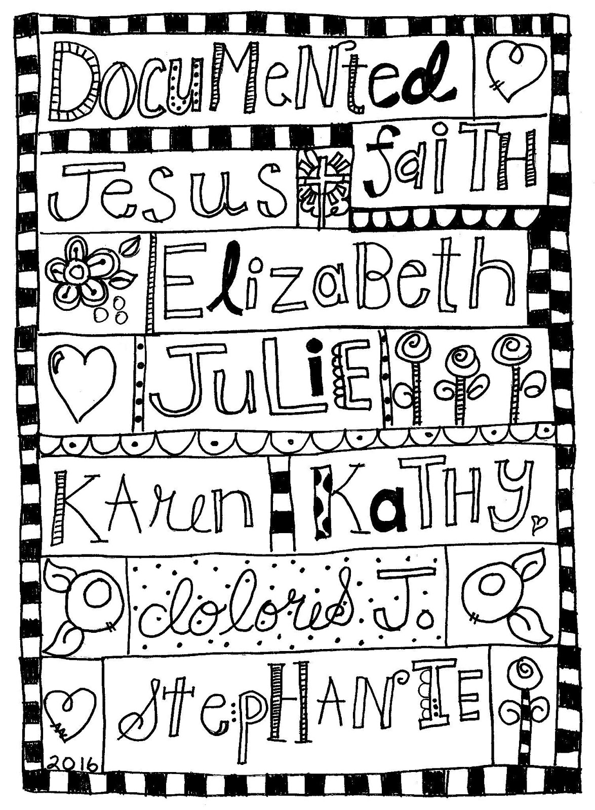 Craftin' Bliss: !!! Let the 30-Day Coloring Challenge Commence