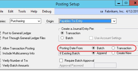 Steve Endow - The Blog: Sometimes you have to explicitly create Dynamics GP Batches with eConnect