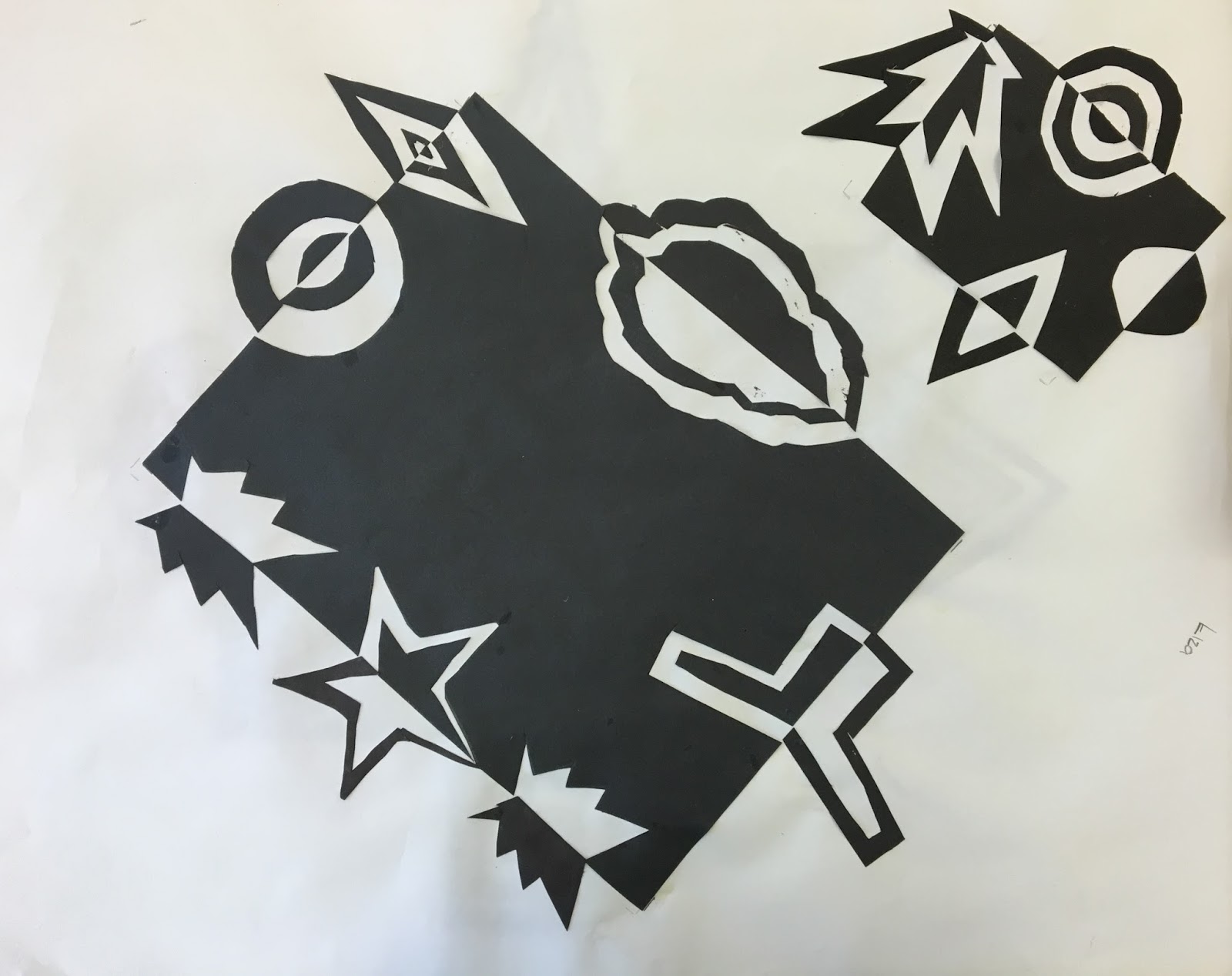 Mrs. Smiley's Art Room: Fifth Grade Notan Collages