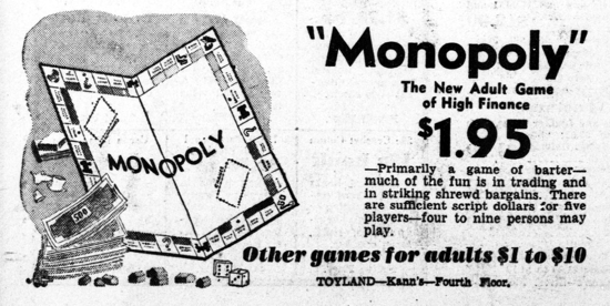 First Versions: Monopoly