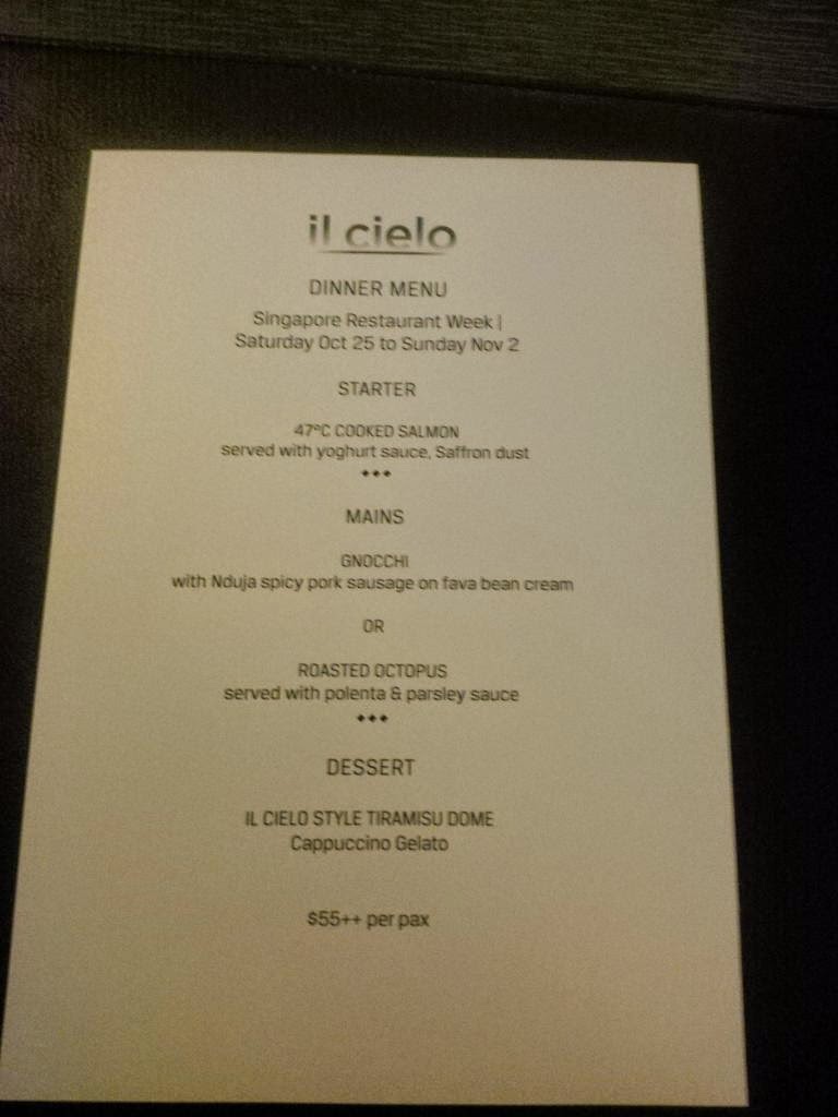 TheArcticStar's Tales: Dinner at il Cielo's Italian Restaurant @ Hilton ...