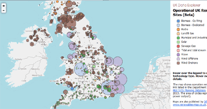 Maps Mania: Mapping the UK's Renewable Energy
