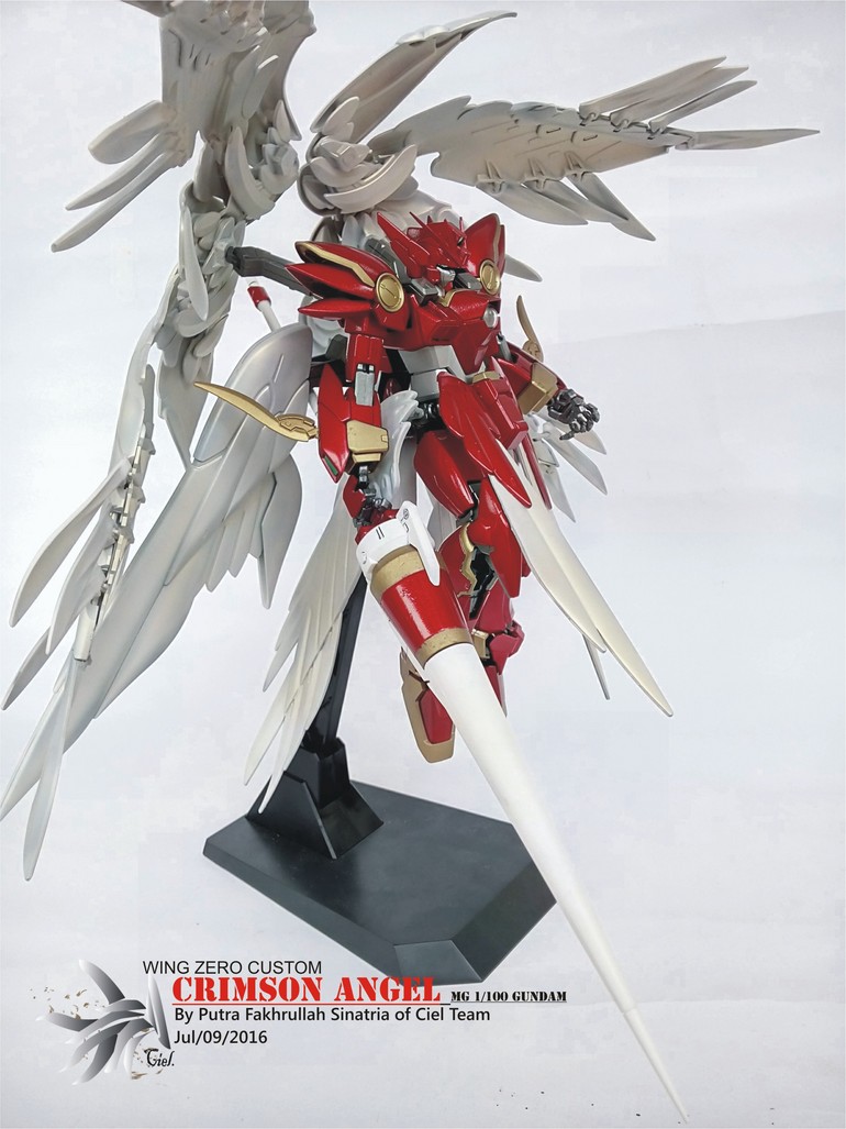 GUNDAM GUY: MG 1/100 Gundam Wing Zero Custom [Crimeson Angel ...