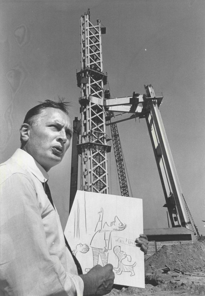 Mike Lynch Cartoons: Virgil "VIP" Partch: 1961 BIG GEORGE Tour Part 1