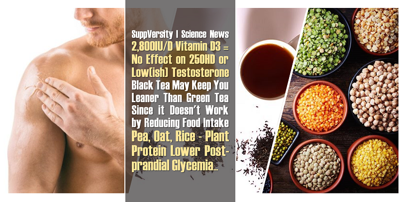 Vitamin D Supps & Testosterone | Black Tea May Keep You Leaner Than ...