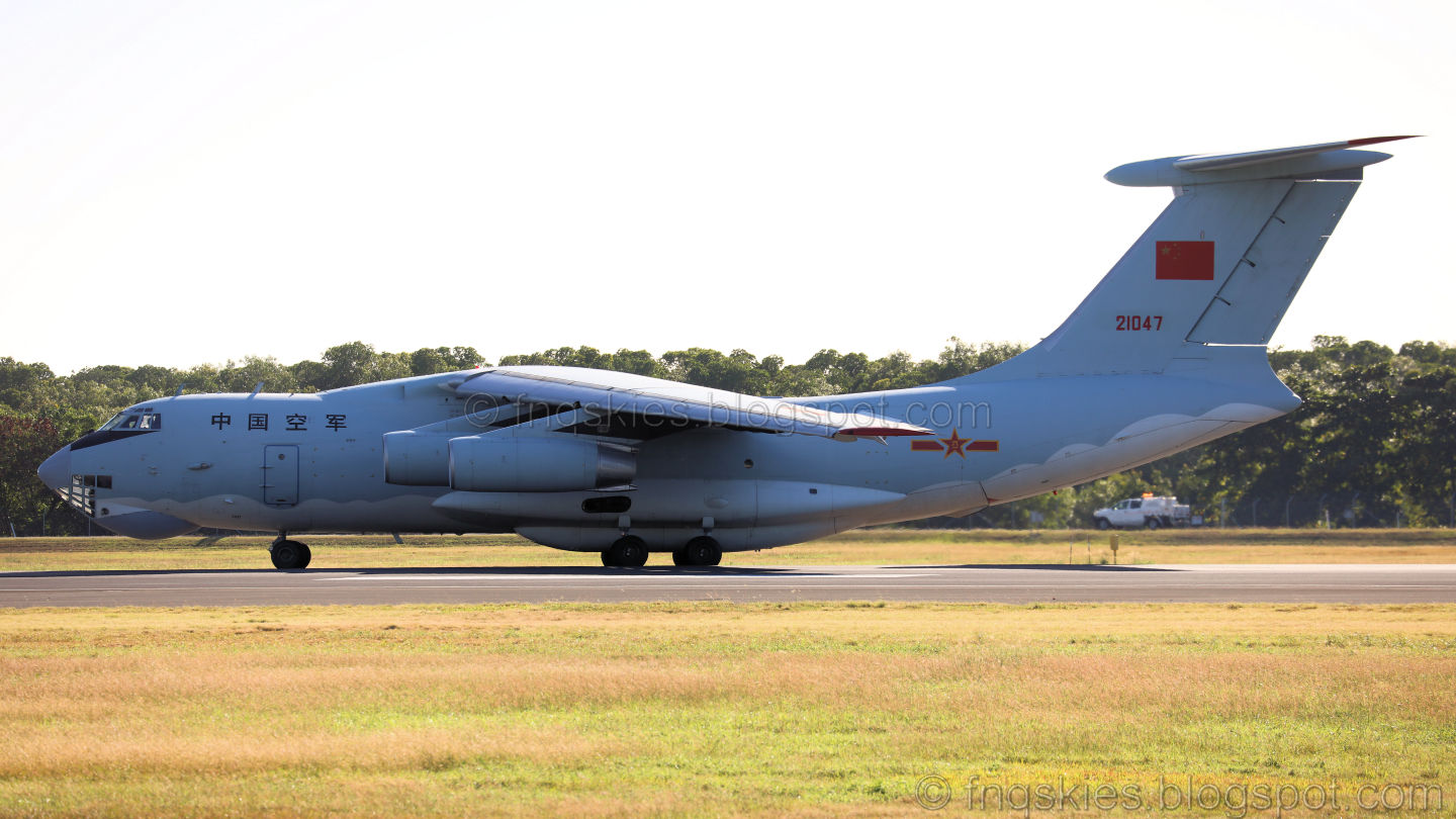 Far North Queensland Skies: PLAAF - China Air Force Ilyushin Il-76MD ...