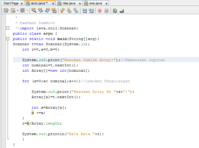 Cara Membuat Program Java Part 6 ~ Paradise Information
