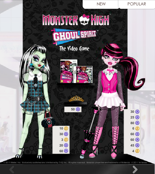 Joana Jacks: Stardoll: Monster High Store