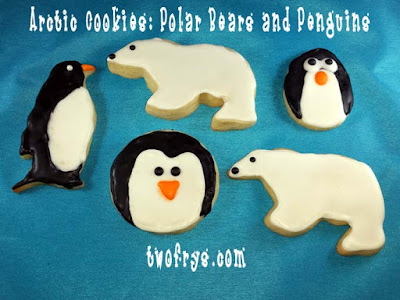 Two Frys: Arctic Cookies: Polar Bears and Penguins