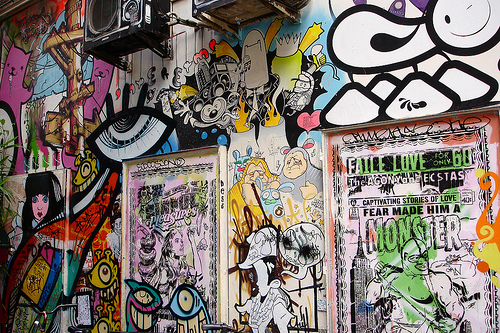 Artwork Web: graffiti background for your computer