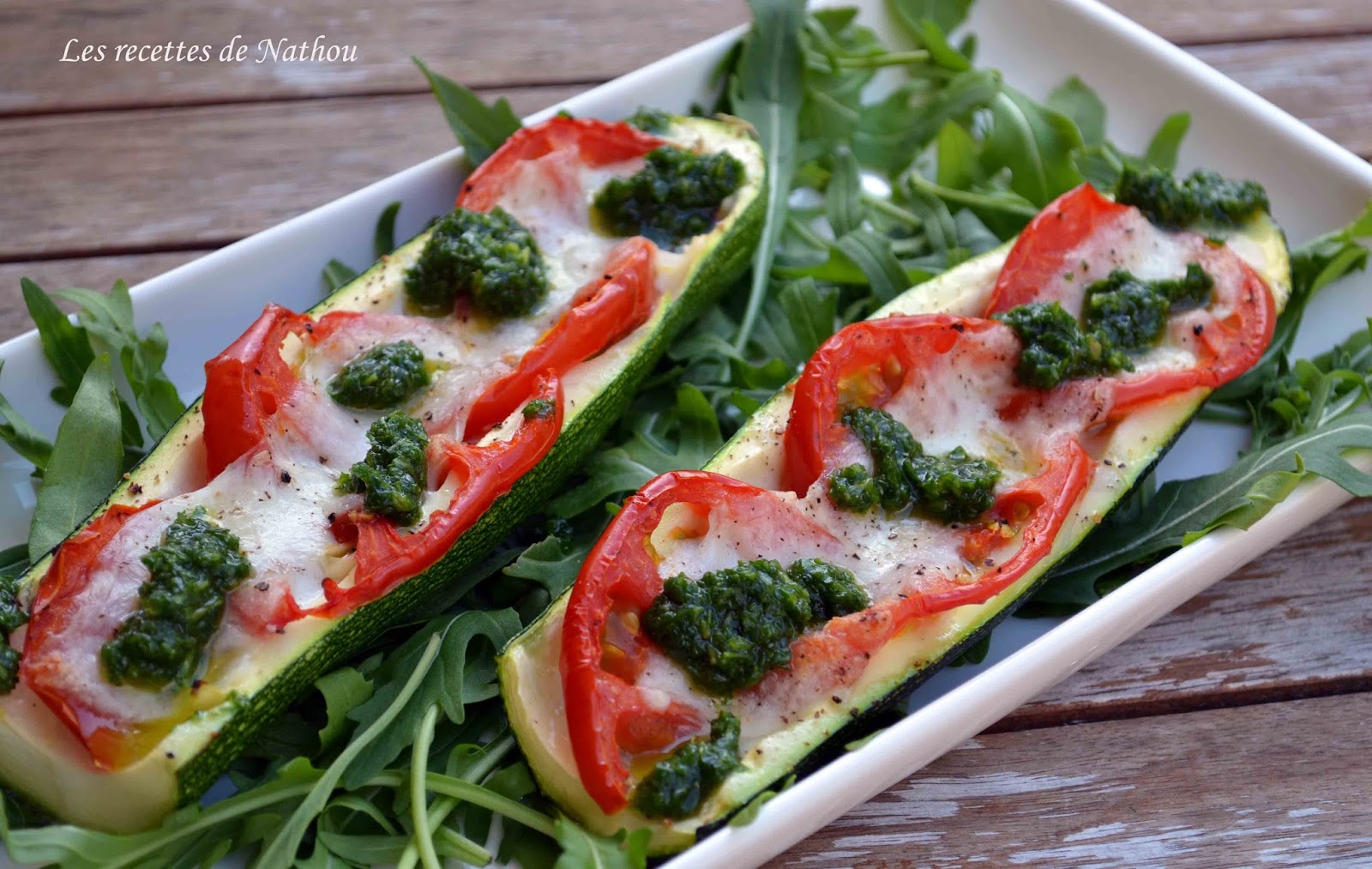 Ma cuisine au fil de mes idées...: Courgettes gratinées aux tomates et ...