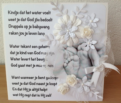 Marcella ,s Kaarten en Haaksels: Doop kaartje.........