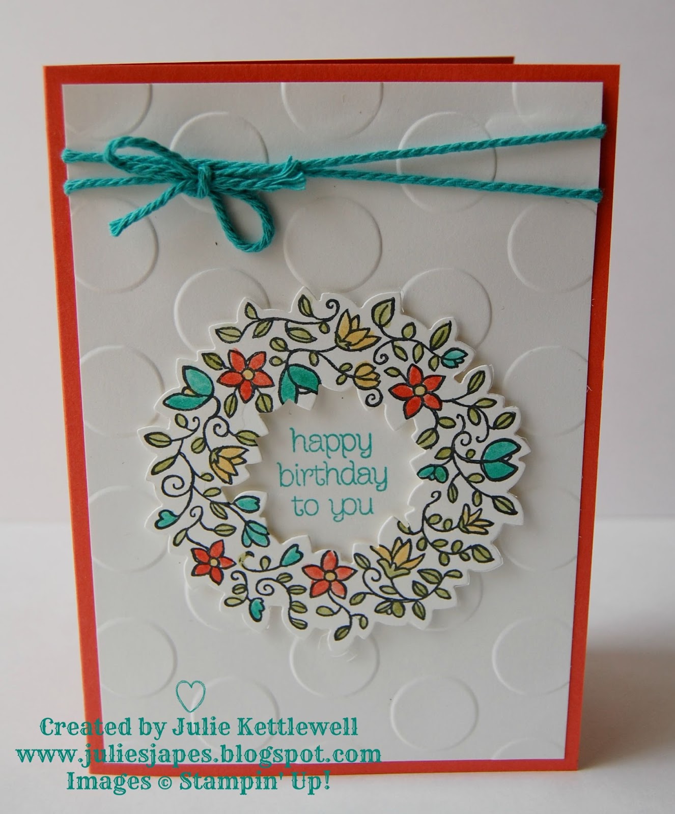 Julie Kettlewell - Stampin Up UK Independent Demonstrator - Order ...