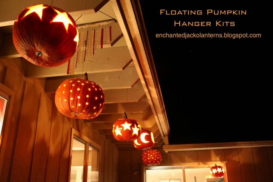 Floating Pumpkin Hanger Kits - Suspend REAL Pumpkins Anywhere: Photos Page