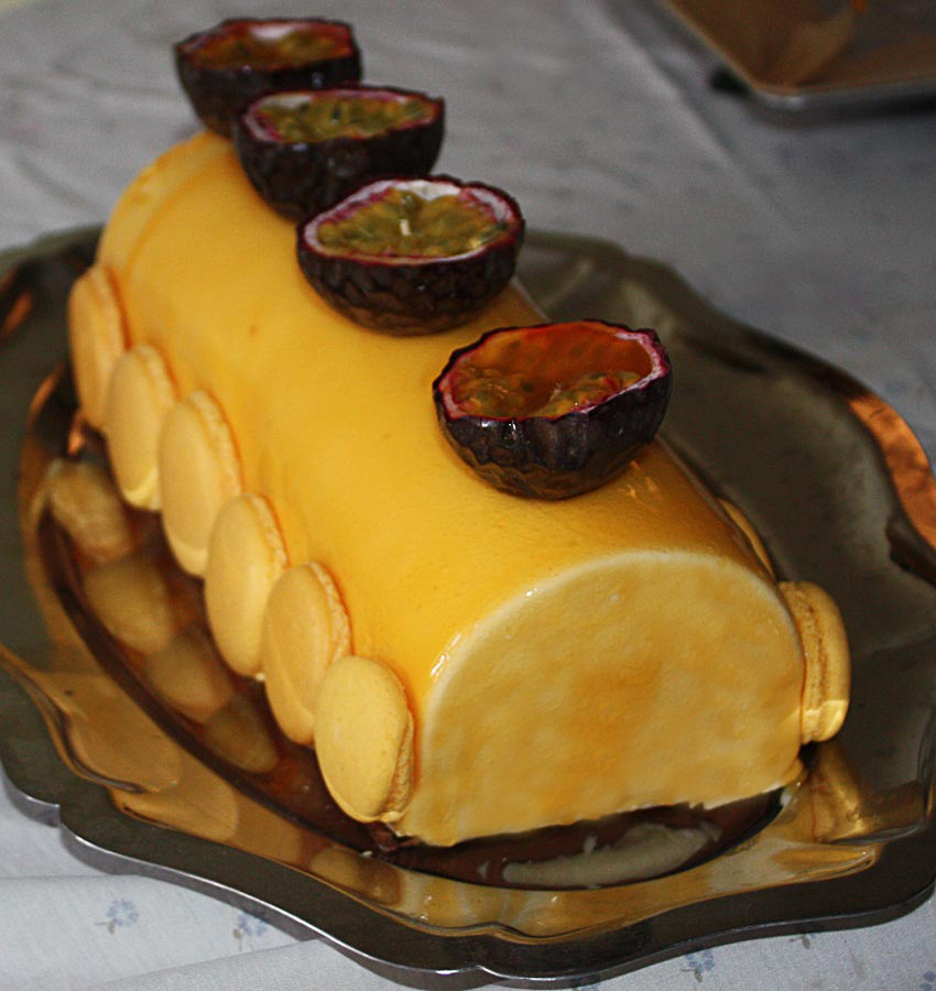 Manière de patissière: Bûche passion