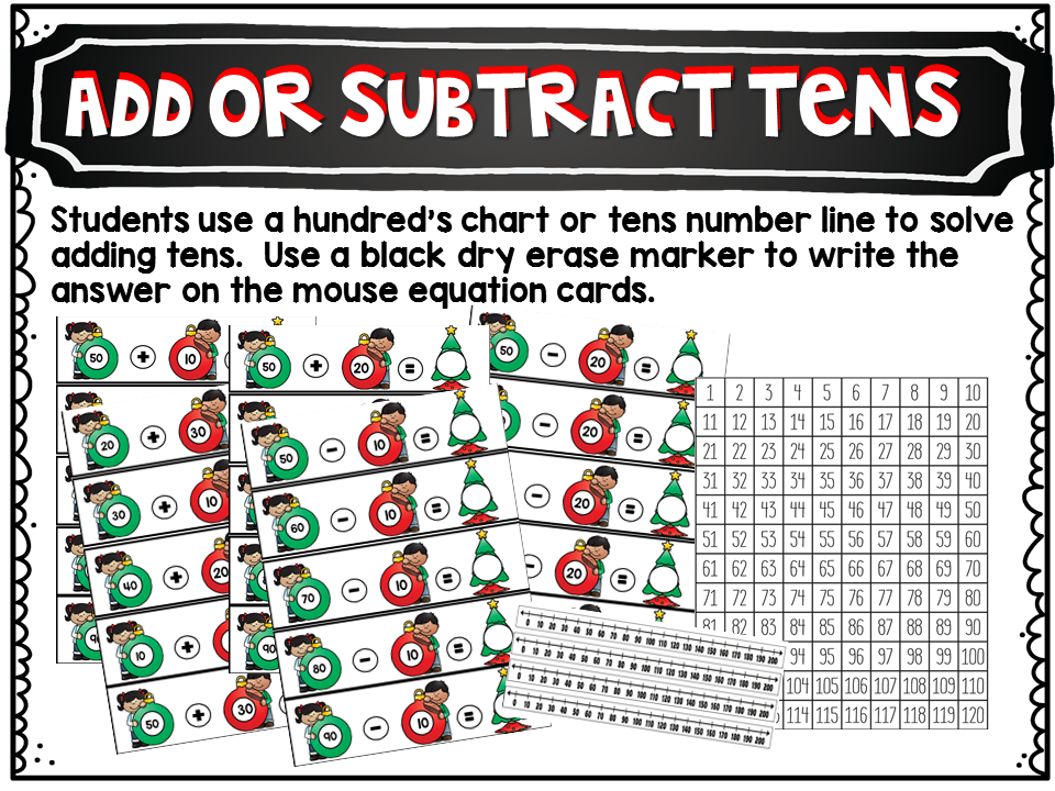 December Math Games, Journals, and Printables - Tunstall's Teaching