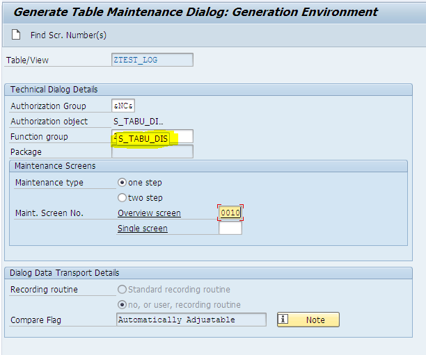 ABAPer Street: Logging of table data changes