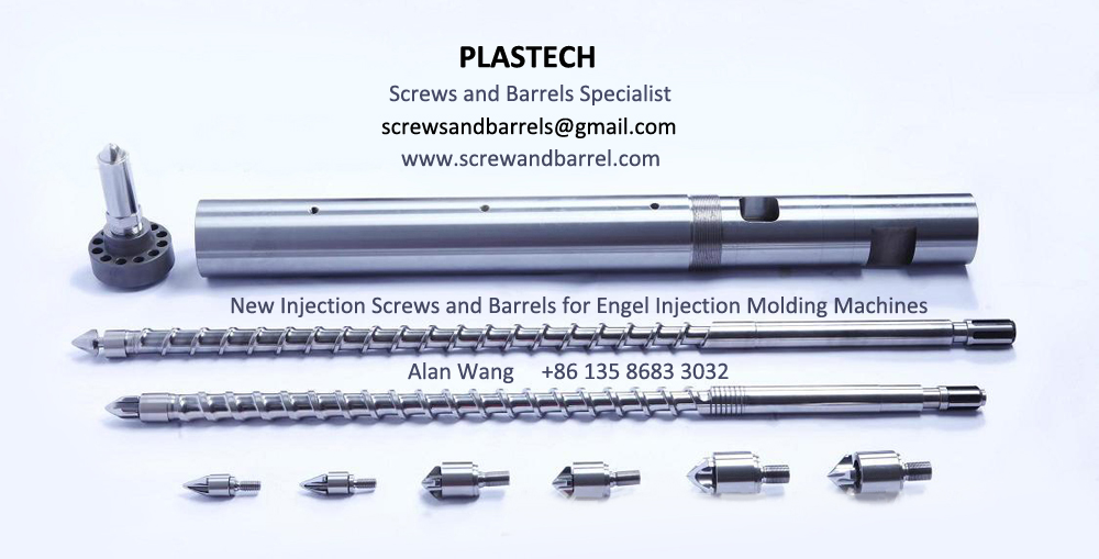Engel injection screws, barrels, cylinders, screw tips and other front ...