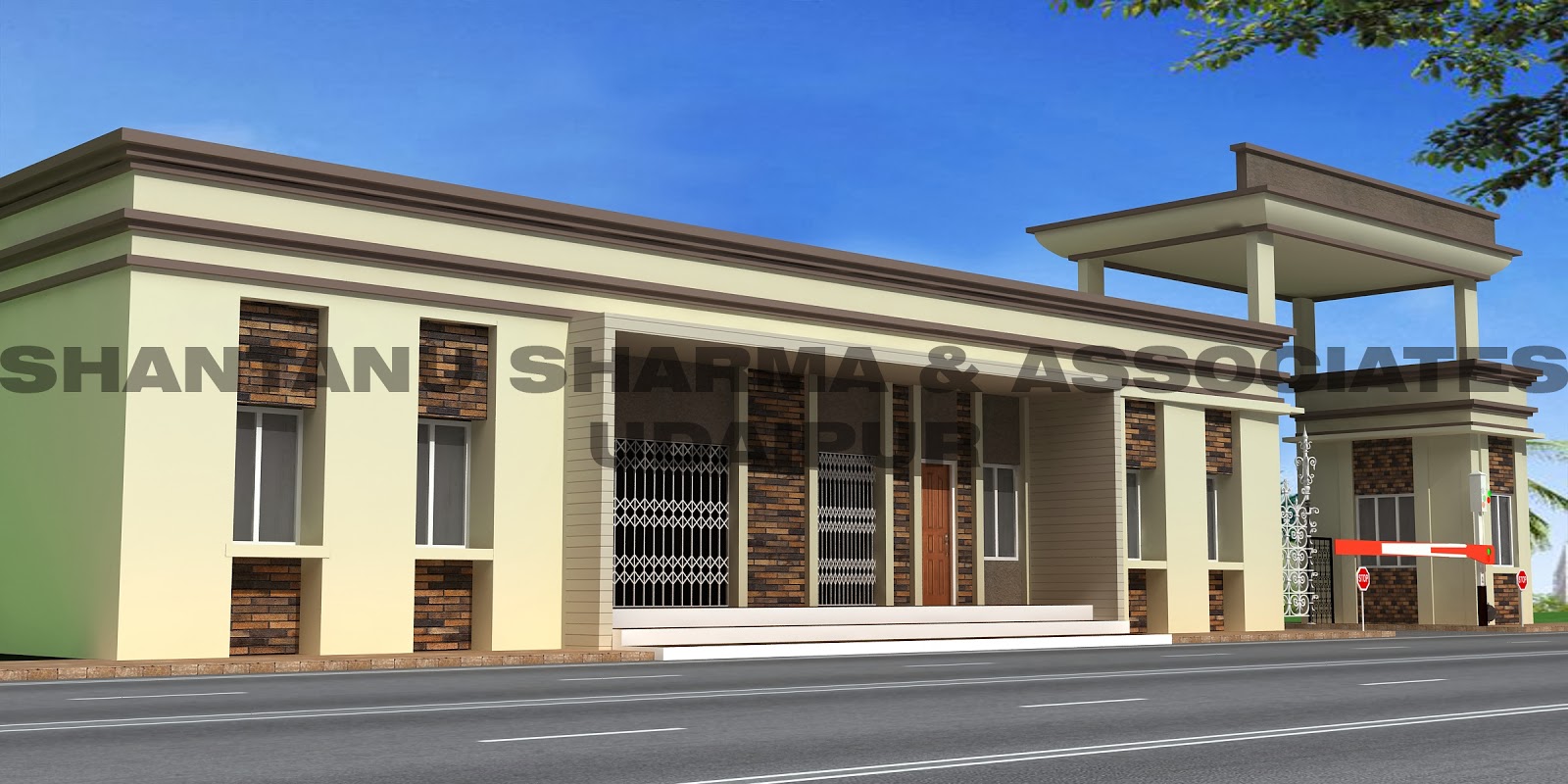 SHANTANU SHARMA & ASSOCIATES ARCHITECTS: Industrial Gate Building