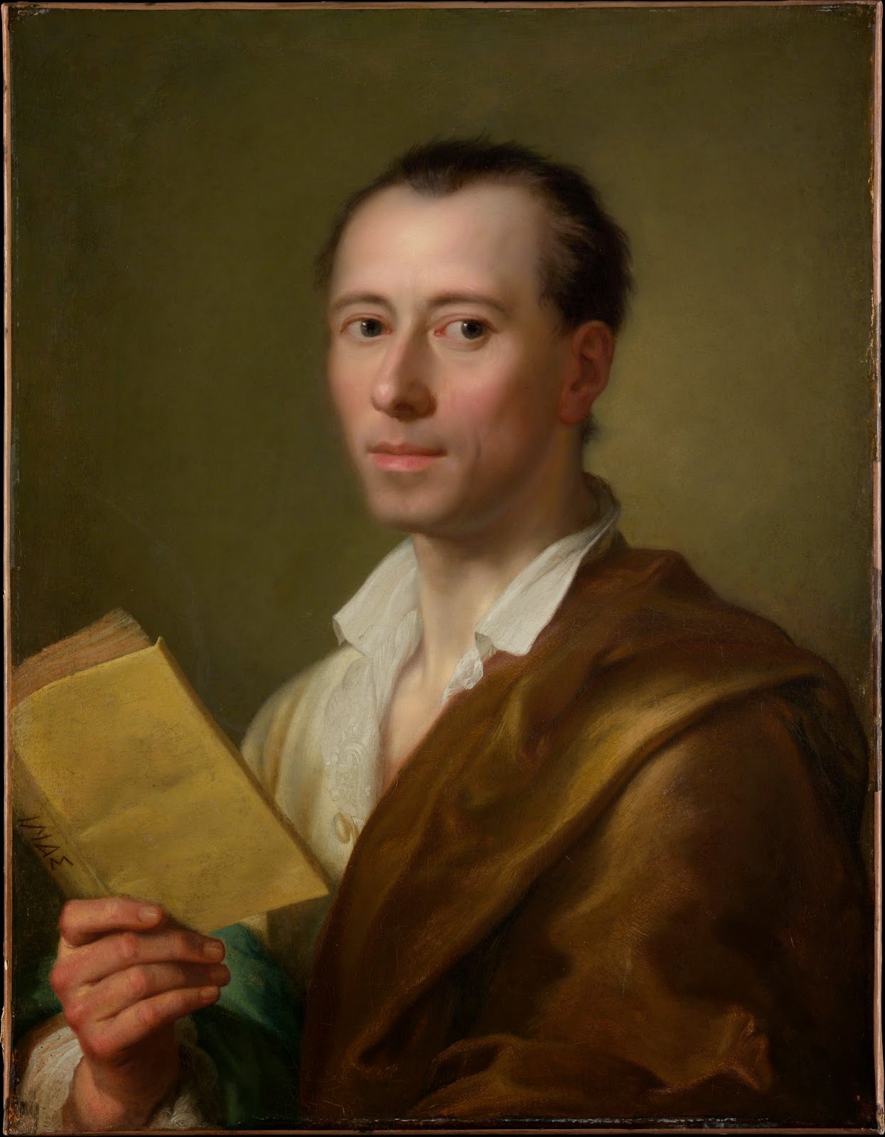 Anton Raphael Mengs, Johann Joachim Winckelmann. ca. 1777, oil on ...
