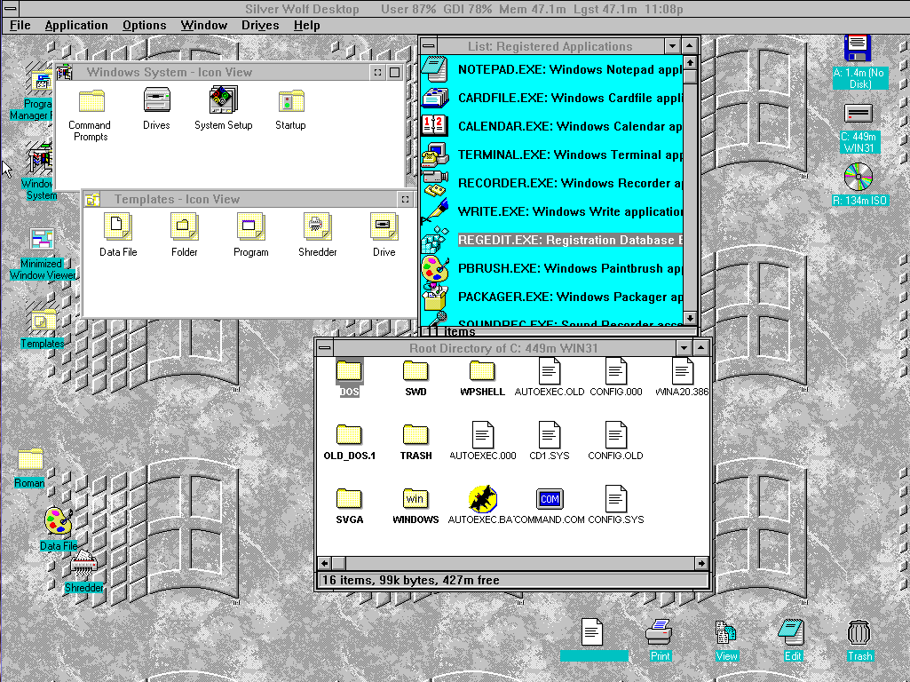 cnmaro: Windows 3.1 Shell Replacements