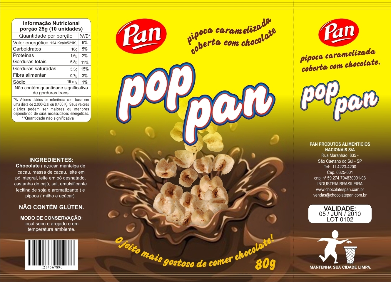 Agência Ponto i Virgula: Pop Pan - Reformulando uma Embalagem